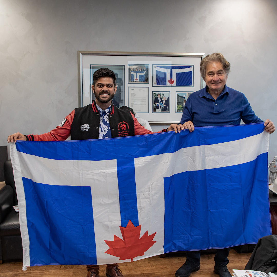 Toronto Ambassador Meets Toronto Flag Creator - The Official Flag of ...